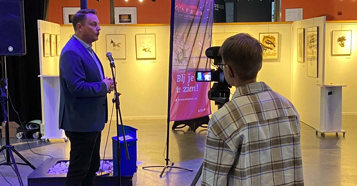 Interview met Siert Jan Lap bij jongeren bijeenkomst - De DronterReporter