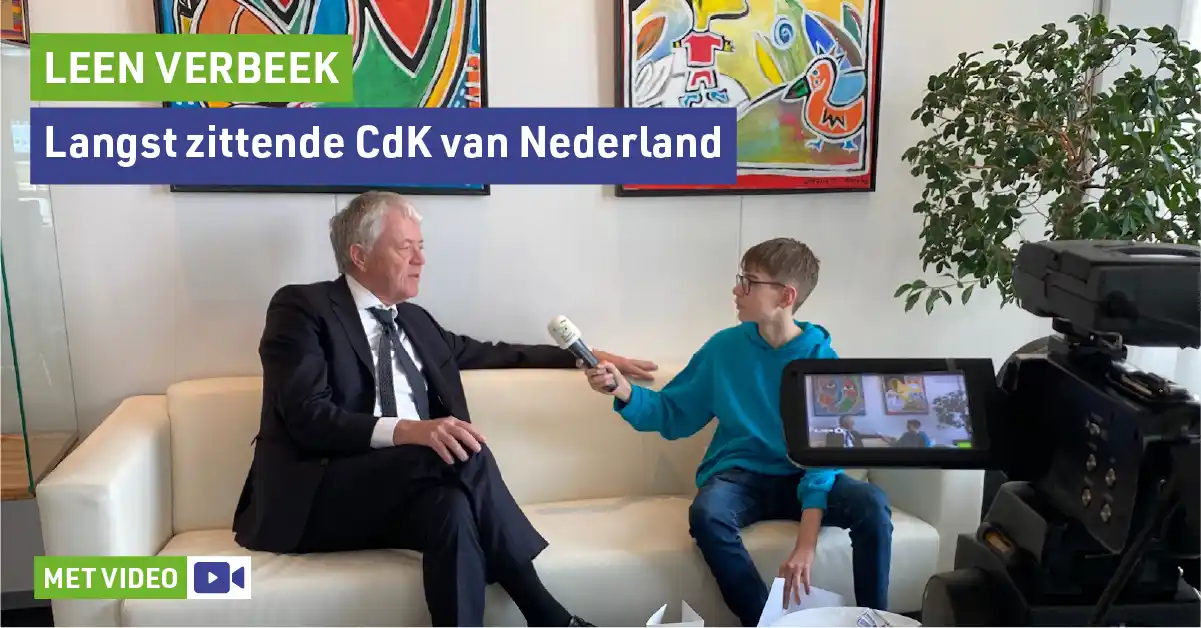 Video | Leen Verbeek over zijn ambt, opvolging én de verkiezingen - De ...