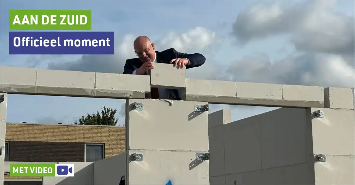 Video | Officieel moment op de bouwlocatie Aan de Zuid in Dronten - De ...