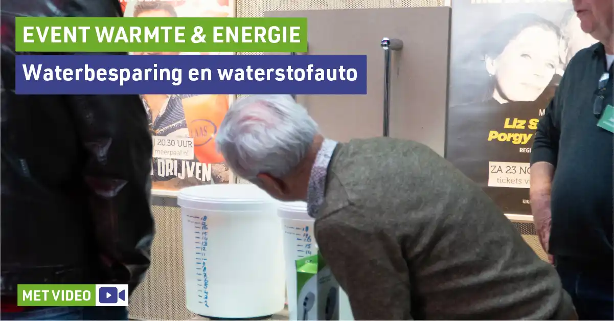 Video | Waterbesparing en waterstofauto op Event Warmte & Energie - De ...